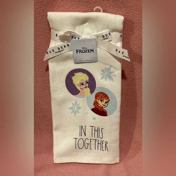 Rae Dunn | Kitchen | Rae Dunn Set Of 2 Disney Frozen Anna Elsa In This ...